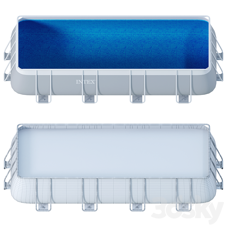 Intex swimming pool - Other - 3D model