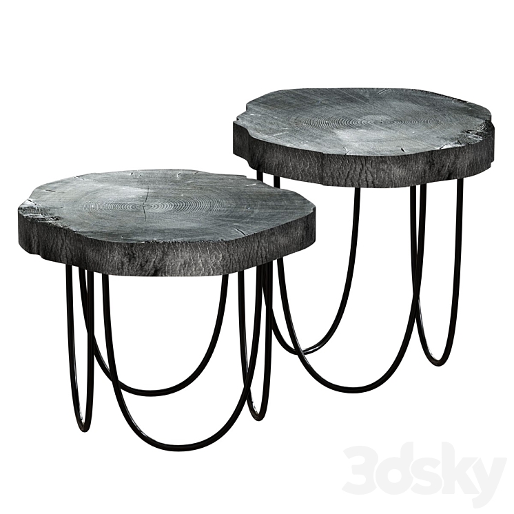 Fired slab tables - Table - 3D model