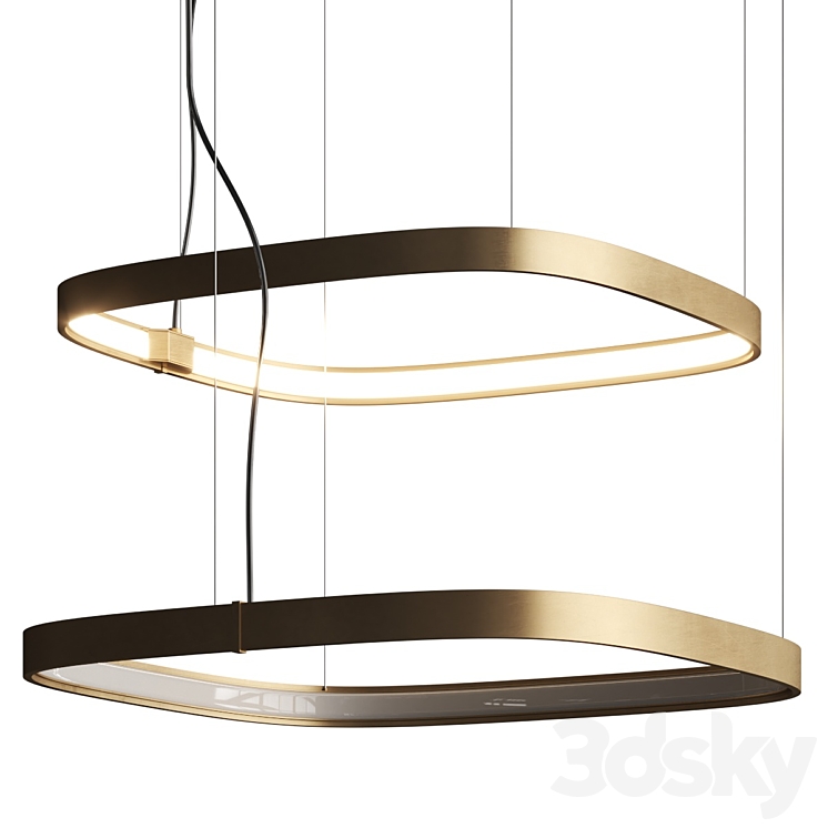 Cosmo Long Pendant Lamp - Pendant light - 3D model