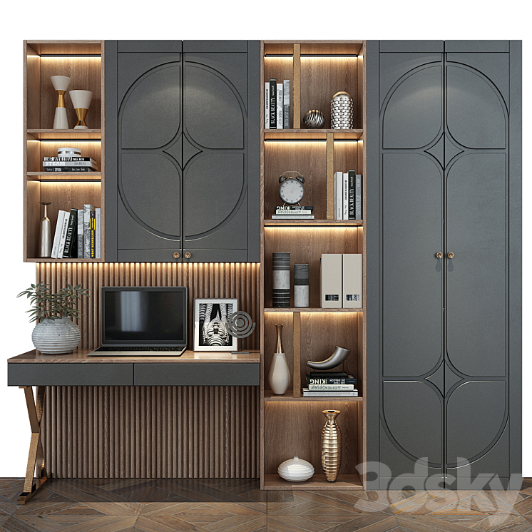 Furniture composition MLM-1388444067 - Wardrobe & Display cabinets - 3D ...
