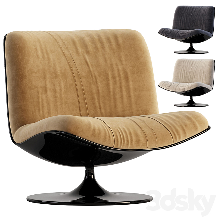 Baxter Marilyn Chair - Arm chair - 3D model