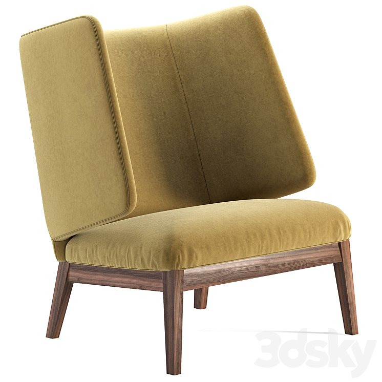 HUG HIGH Armchair - Arm chair - 3D model