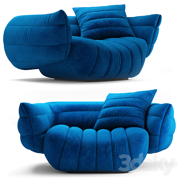 Baxter armchair Tactile - Arm chair - 3D model