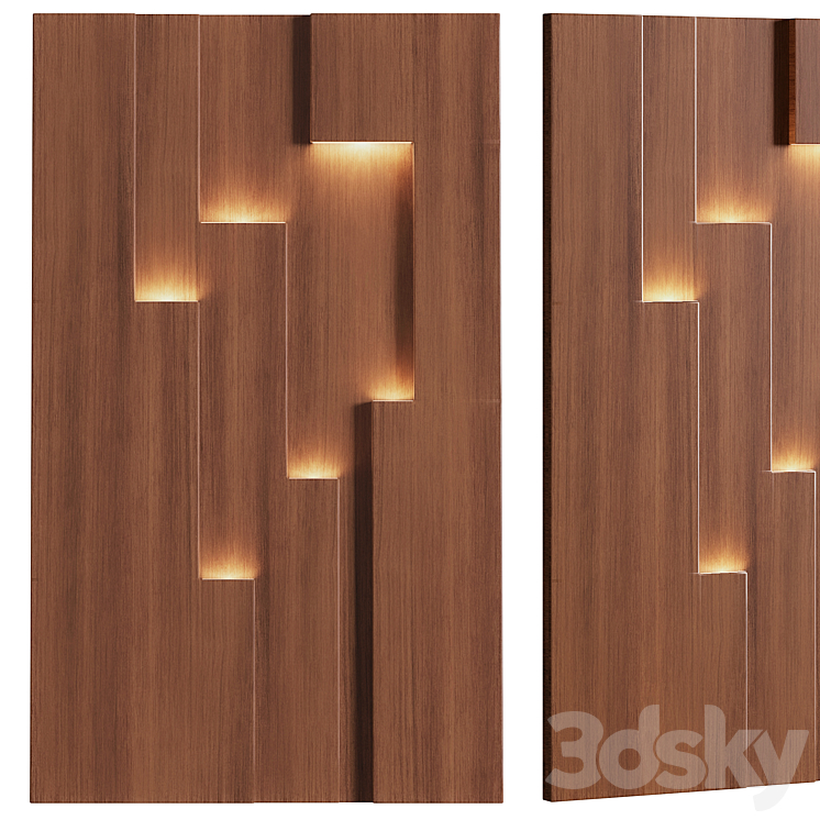 Wall panels – Tetris by Store 54 - Other decorative objects - 3D model