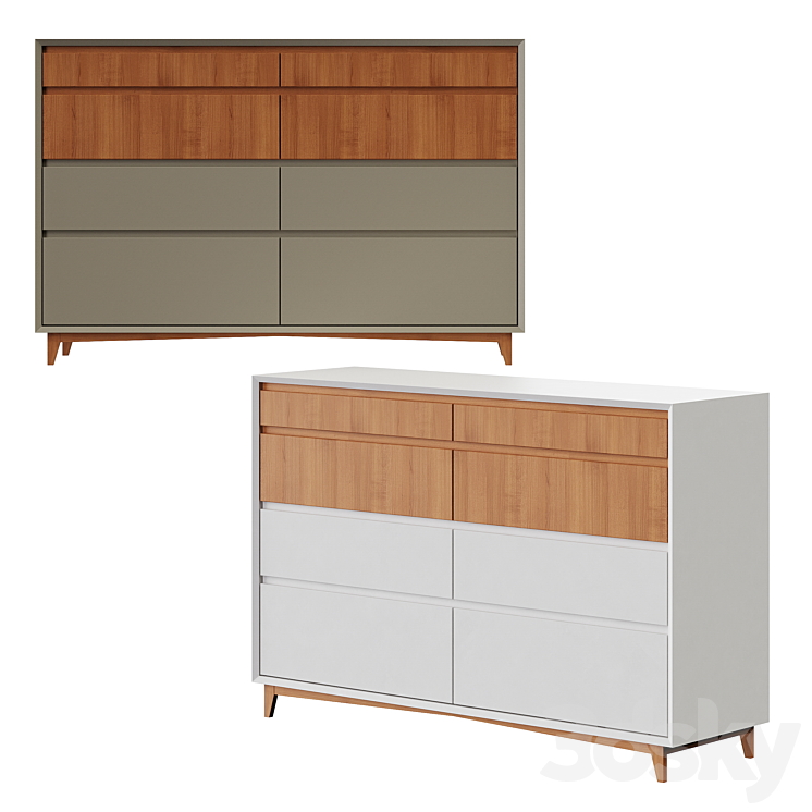 Chest of drawers Cologne Belfan 2 colors - Sideboard & Chest of drawer ...