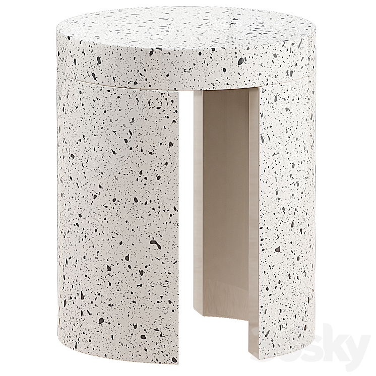 Lyon Outdoor Stool - Table - 3D model