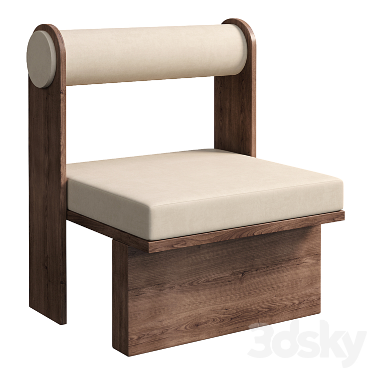 Panda Lounge Chair - Arm chair - 3D model