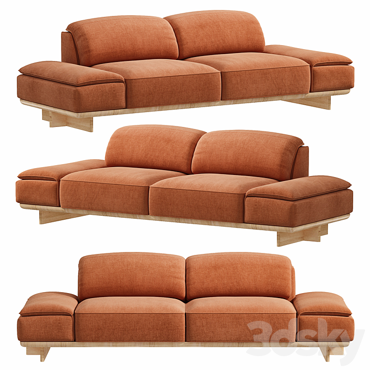 Adam Sofa by Marcel Wanders - Sofa - 3D model