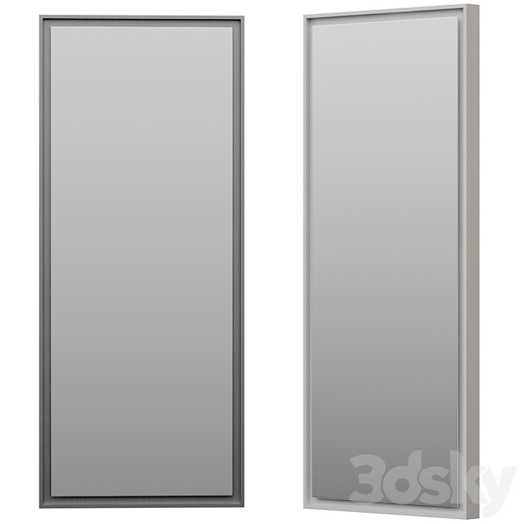 Floating Mirror by West Elm - Mirror - 3D model