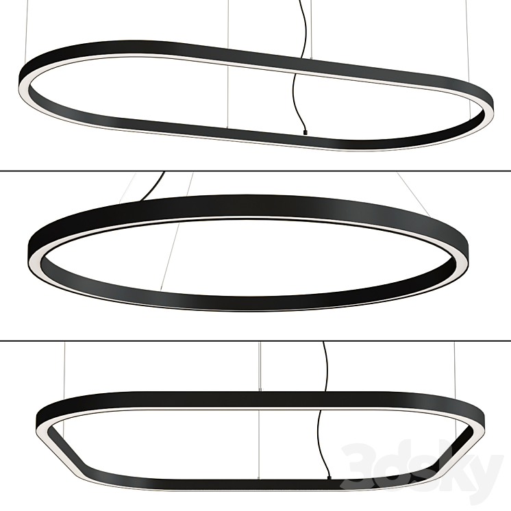 ZIRKOL By NEMO - Pendant light - 3D model
