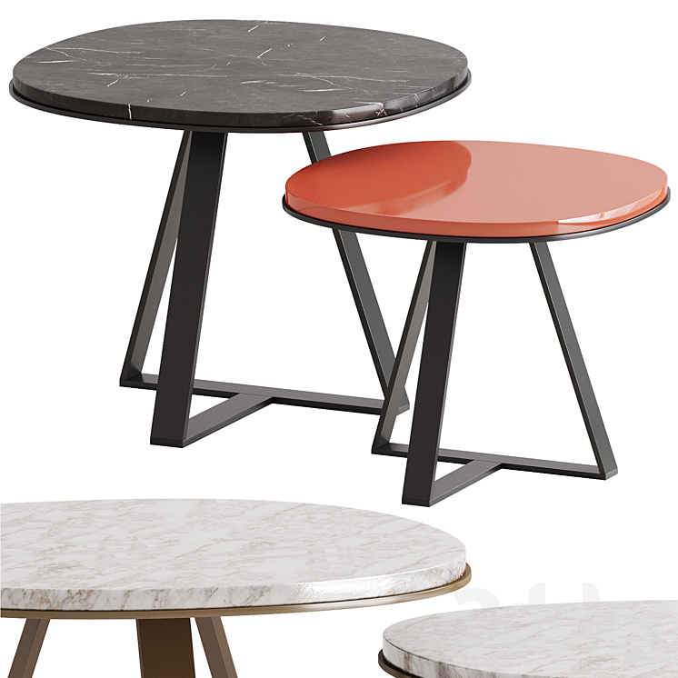 JUDD By Meridiani - Table - 3D model