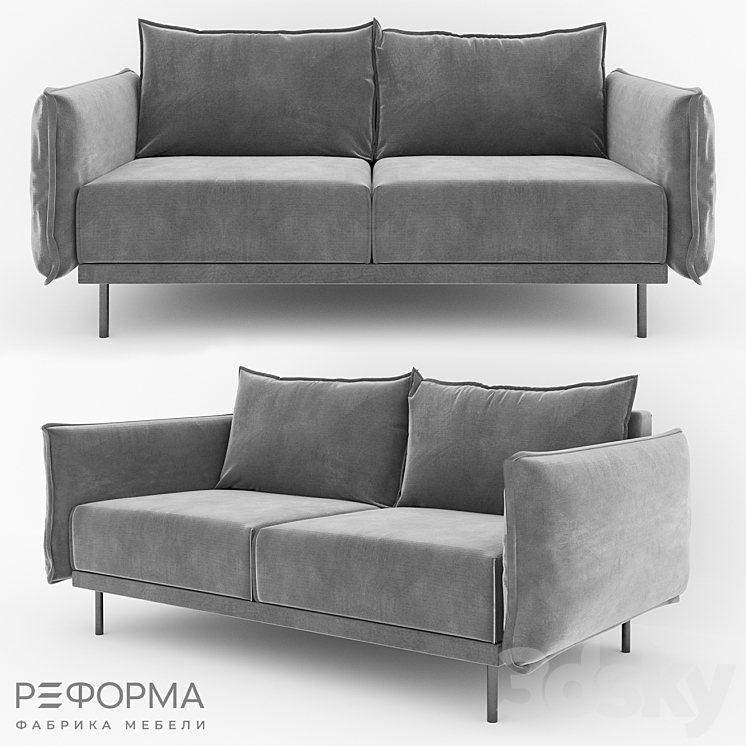 OM Sofa Twist Reforma - Sofa - 3D model