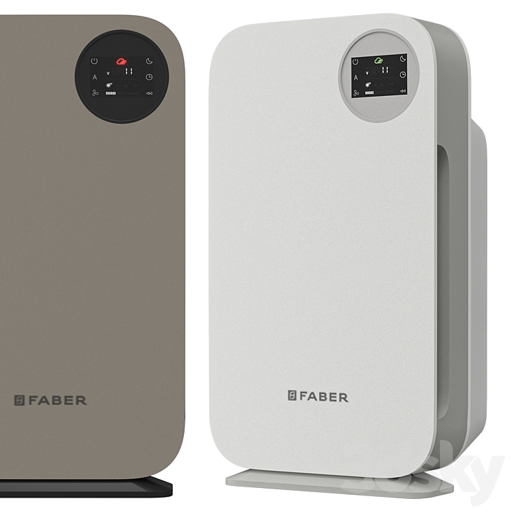 FABER AIR HUB PORTABLE | air purifier - Household appliance - 3D model