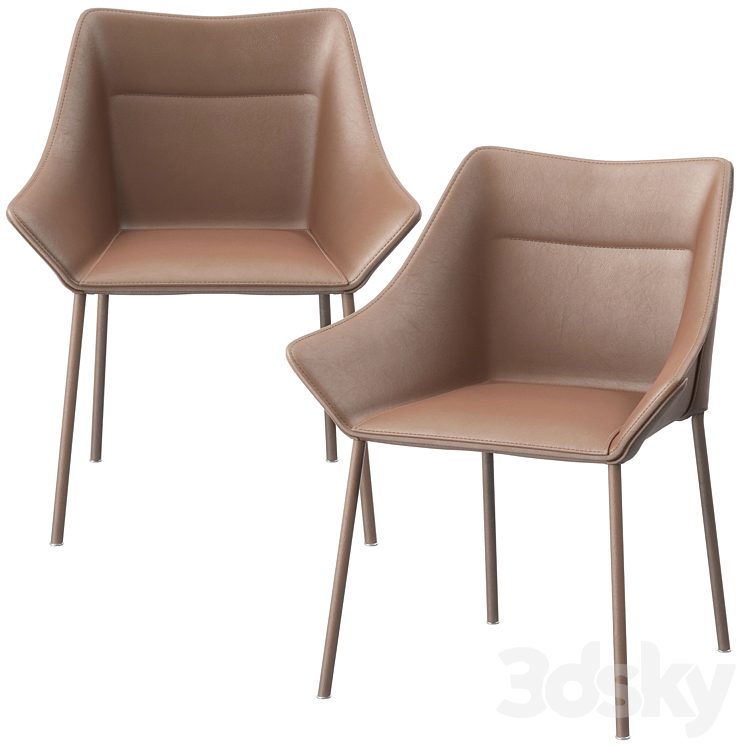 Haiku chair by Flexform - Chair - 3D model