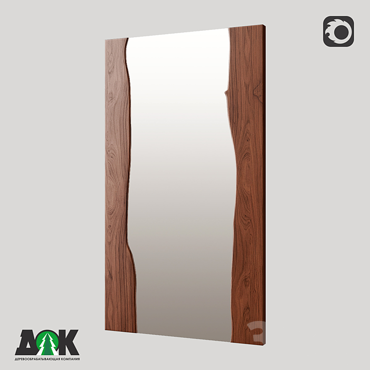 OM Slab mirror Canyon model №3 - Mirror - 3D model