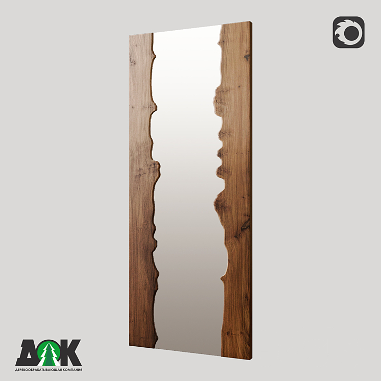 OM Slab mirror Canyon №2 - Mirror - 3D model