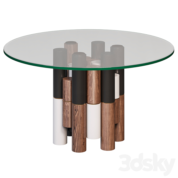 Pilar table by Porada - Table - 3D model