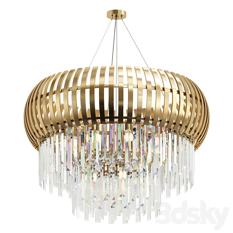 Crystal Icicle - Pendant light - 3D model