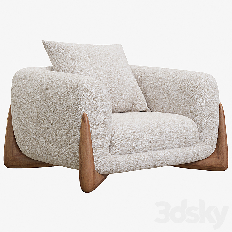 SOFTBAY POLTRONA Armchair - Arm chair - 3D model