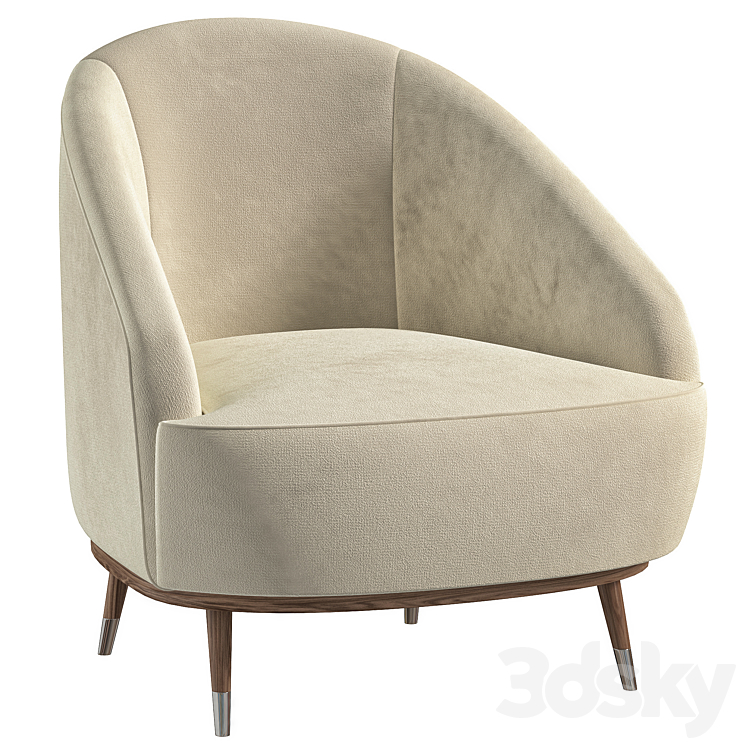 HECTOR ARMCHAIR BY LASKASAS COLLECTION - Arm chair - 3D model