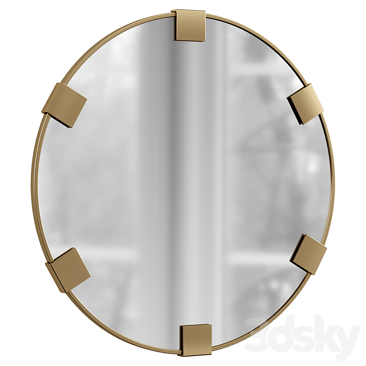 Nippon Round Mirror - Mirror - 3D model