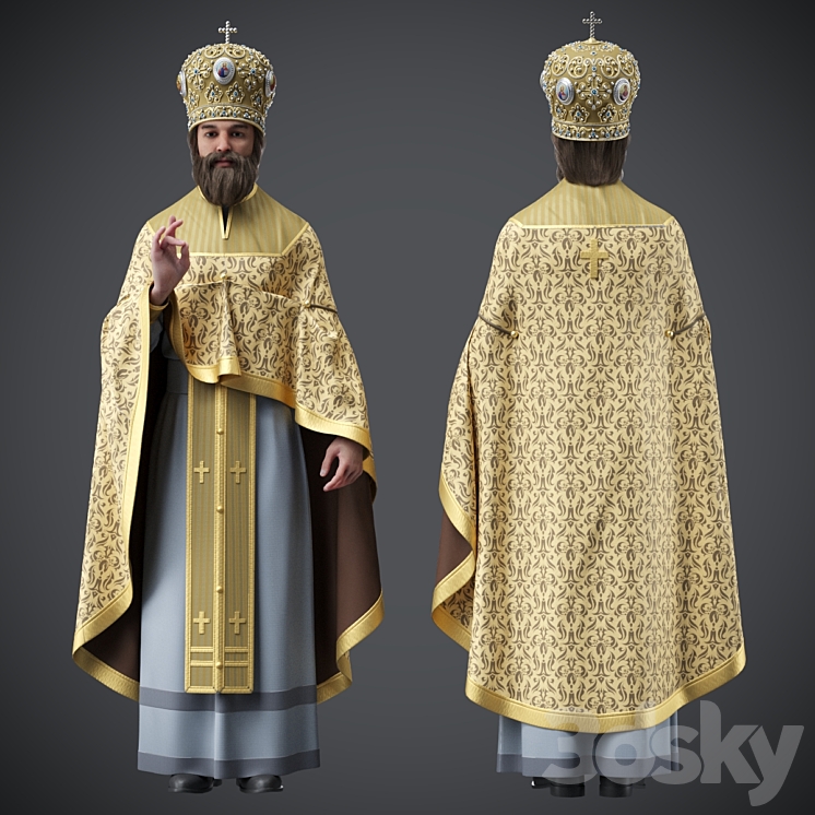 Priest - Creature - 3D model