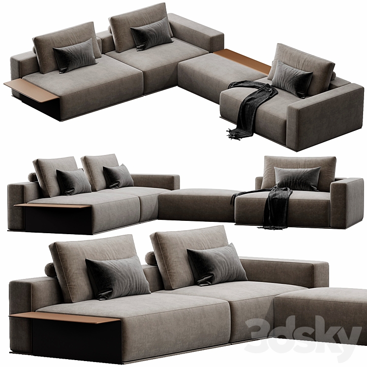 Poliform West Side - Sofa - 3D model