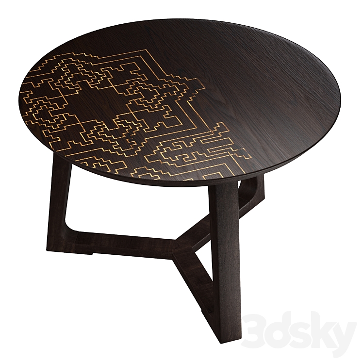 Coffee table A la russe M from Uniquely - Table - 3D model