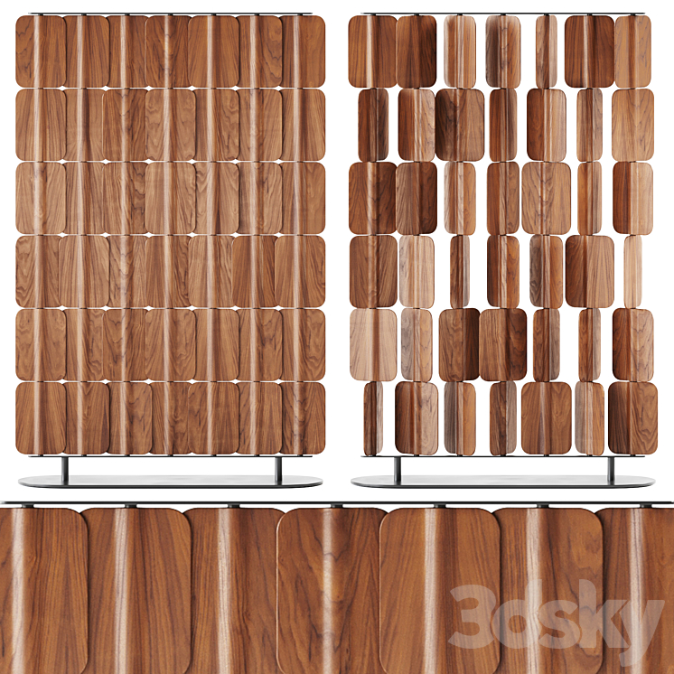 Patch PA 1218 Self Standing Acoustic Divider with Wooden Panels by True ...