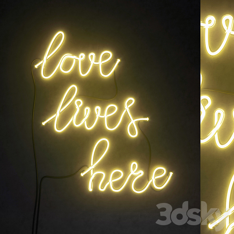 Light modules Set 101 Neon - Neon - 3D model