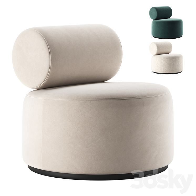 Sinclair Lounge Chairs | FEST Amsterdam - Arm chair - 3D model