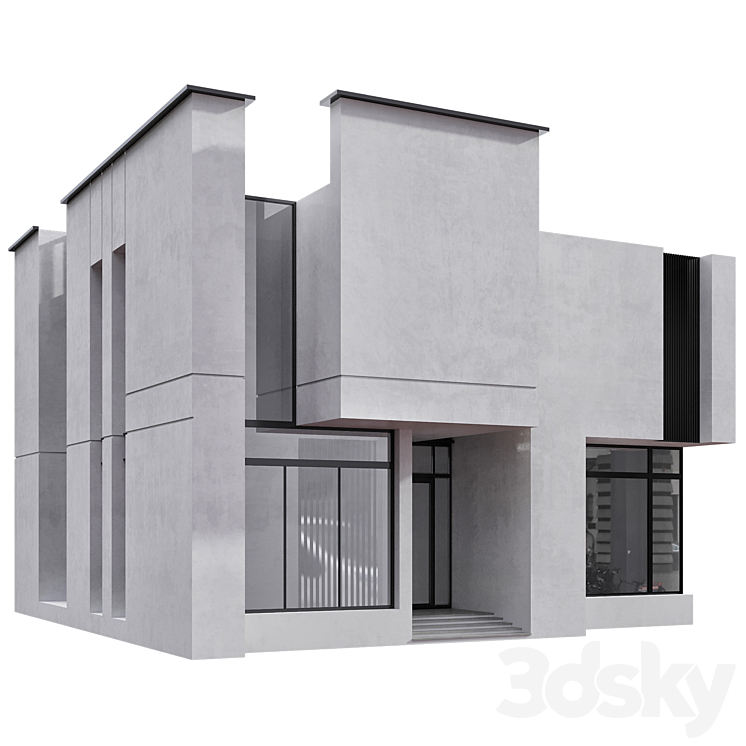 MODERN HOUSE NO11 - Building - 3D model