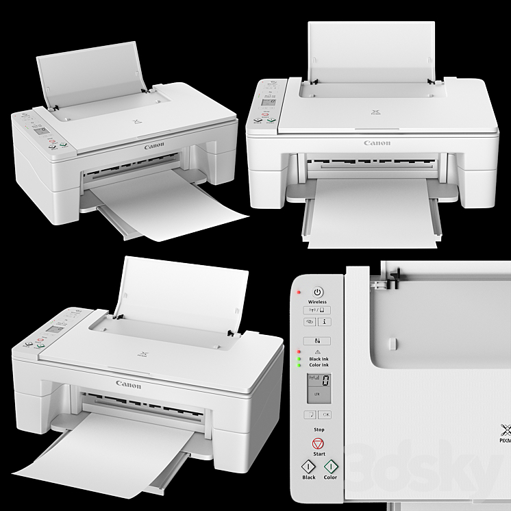 Printer CANON PIXMA TS3151 - PC & other electronics - 3D model
