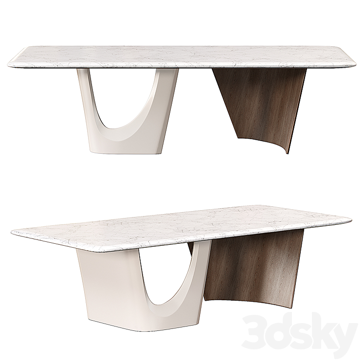 WAVE table - Table - 3D model