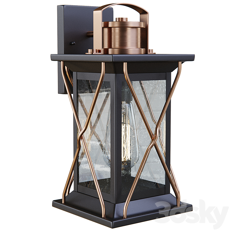 Steiner Wall Light by Birch Lane - Street lighting - 3D model