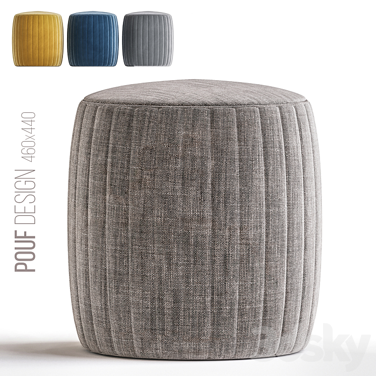 pouf - Other soft seating - 3D model