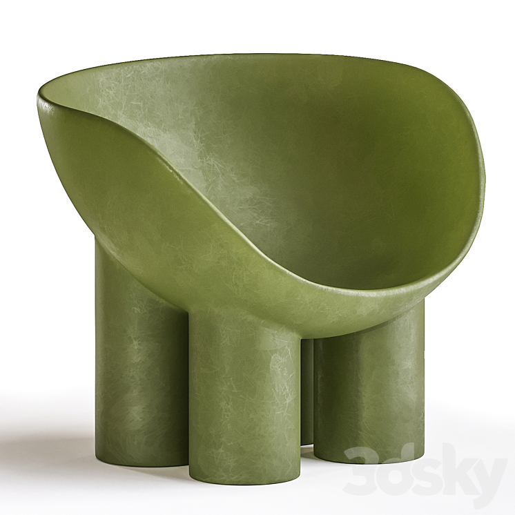 ROLY-POLY CHAIR - Arm chair - 3D model