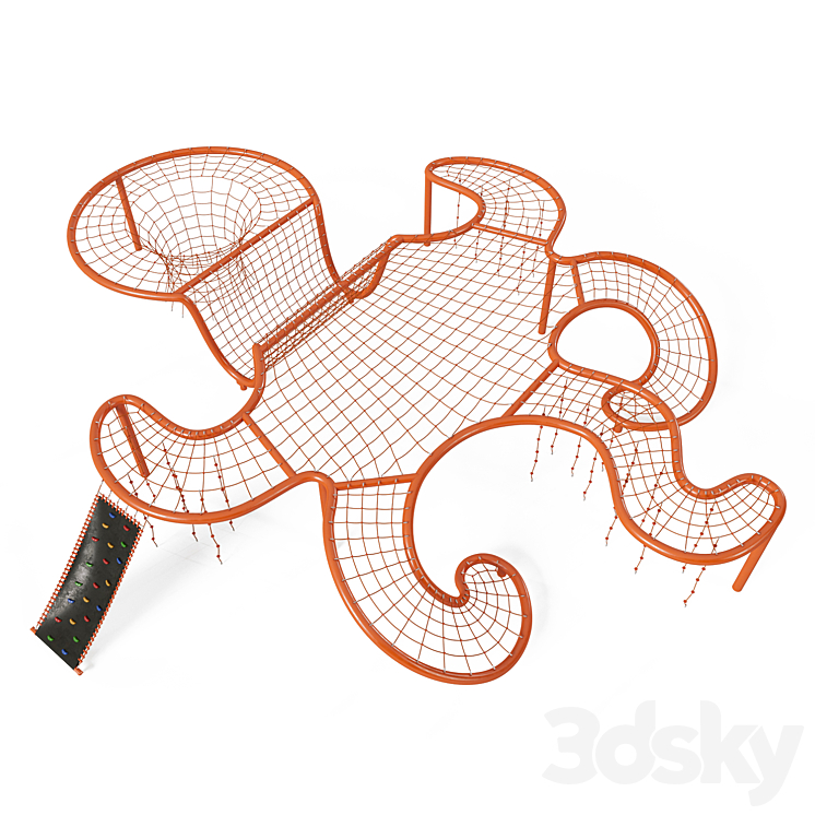 Rope complex "Osminog" - Playground - 3D model