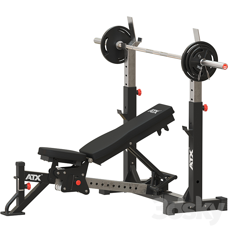 Home Gym ATX_Olympic Bench Press - Sports - 3D model