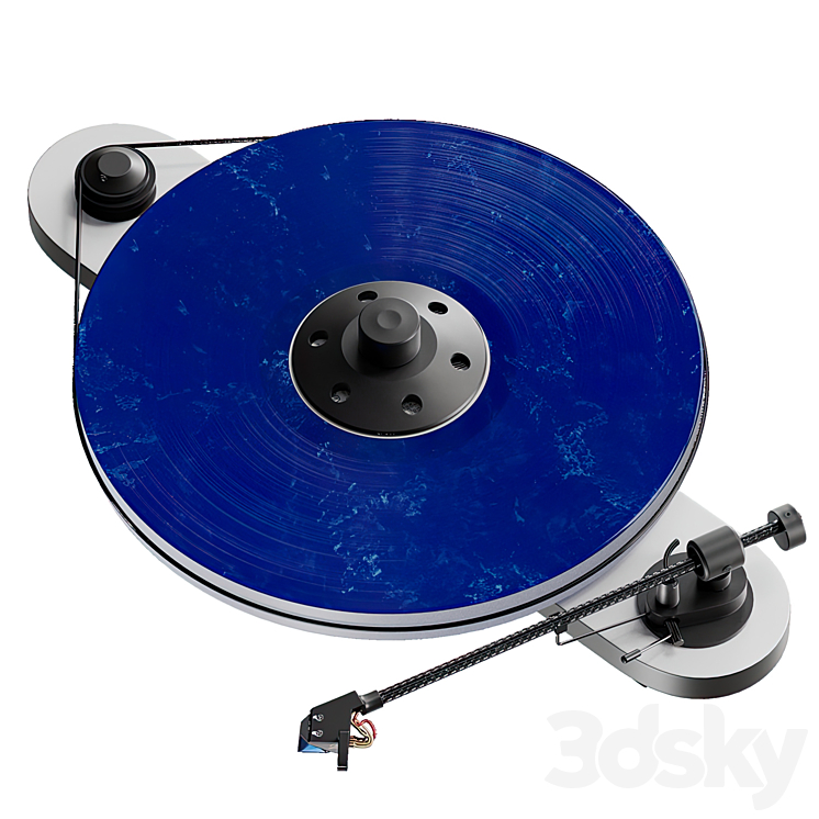 Pro-Ject Elemental - Audio tech - 3D model