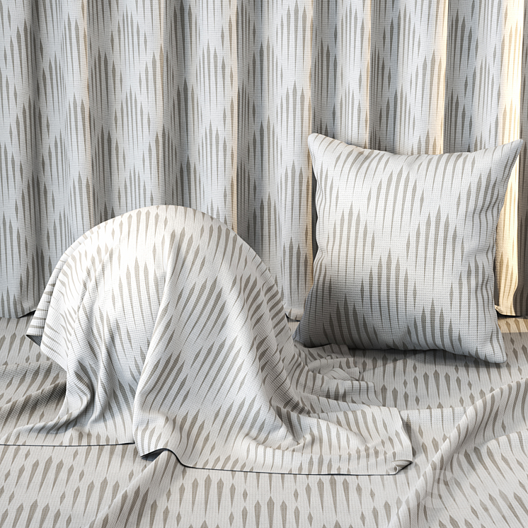 5 Cotton Fabric Texture 4K -Seamless - Fabric - 3D model