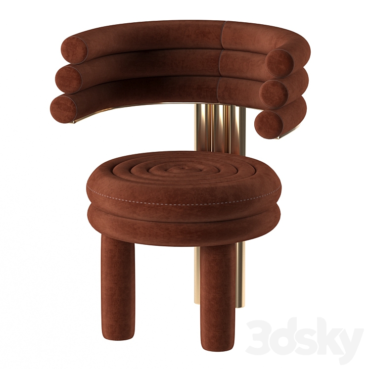 kerr dining chair-02 - Arm chair - 3D model