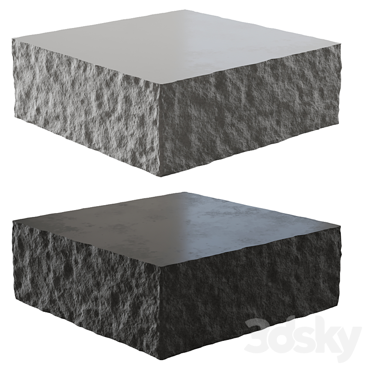 Stone table №14 - Table - 3D model