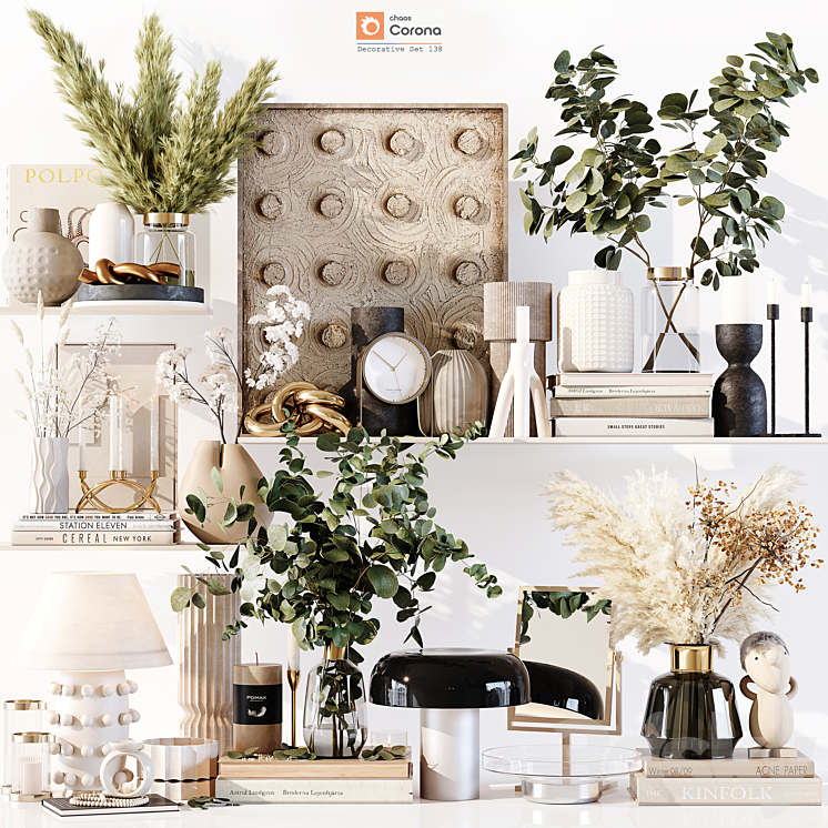 Decorative Set 138 Decorative Set 3d Model
