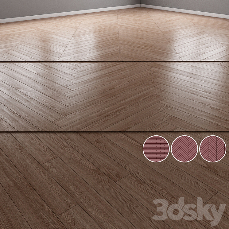Floor 84 - Wood - 3D model