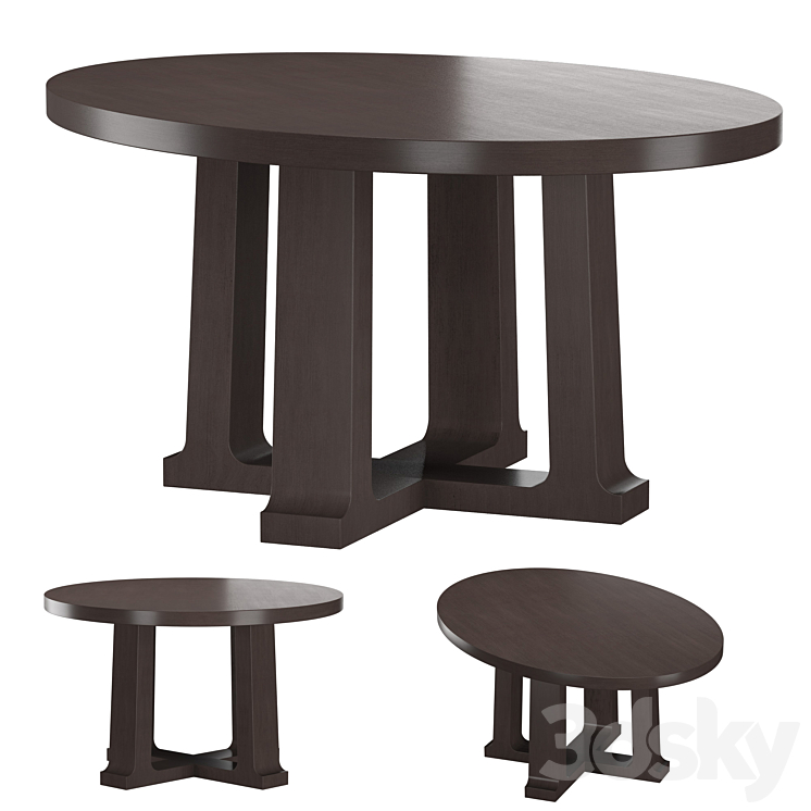 table cochin - Table - 3D model