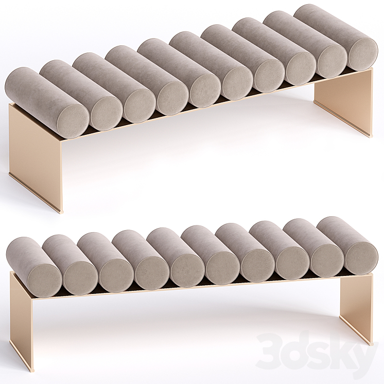 RUNWAY BENCH - Other soft seating - 3D model