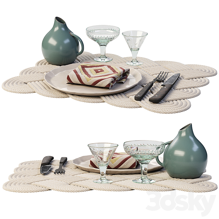 Tableware Set - Tableware - 3D model