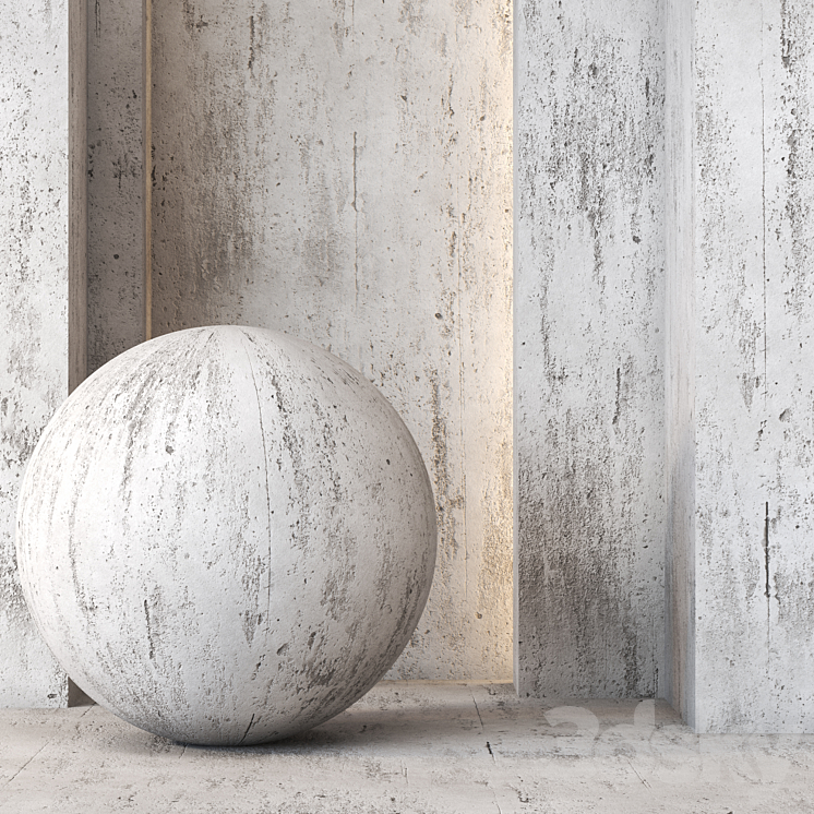 Grunge Stucco wall Texture 4K - Seamless - Wall covering - 3D model