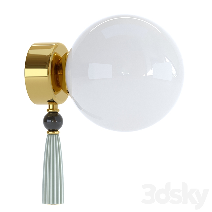 Wall lamp Odeon Light Exclusive Palle 5405/1W - Wall light - 3D model